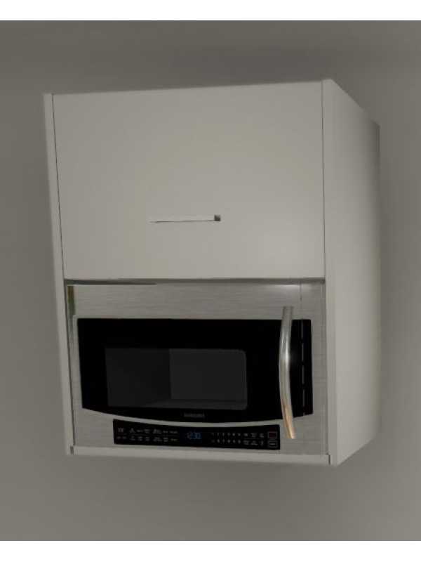 Microwave Cabinet with Door - Kitset Kitchens